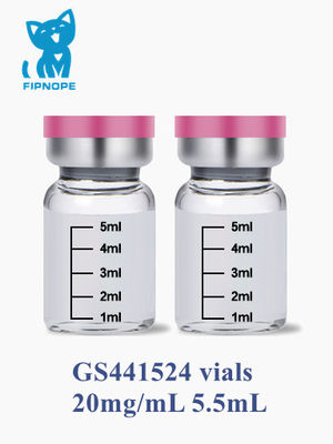 Pharmaceutical Grade 20mg/mL GS441 Injection For FIP Cat Treatment GS ...